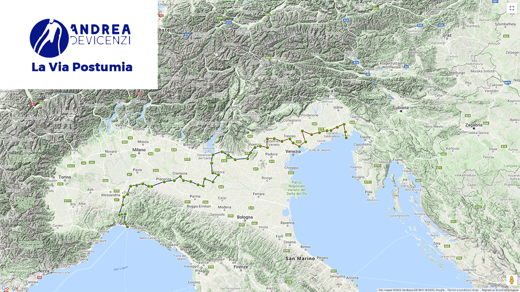 La Via Postumia - Il racconto - Andrea Devicenzi
